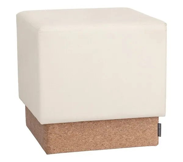 SEVILLE CLASSICS Seville Vineyard Collection Cork Cube Storage O Ttoman - One-color
