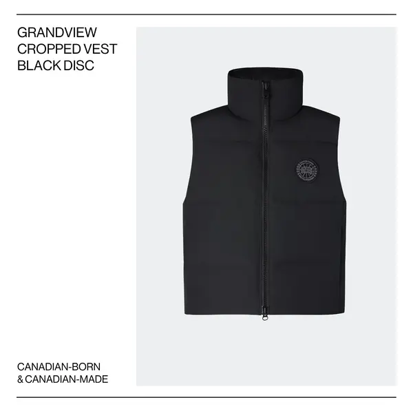 Canada Goose Grandview Vest Label - Black