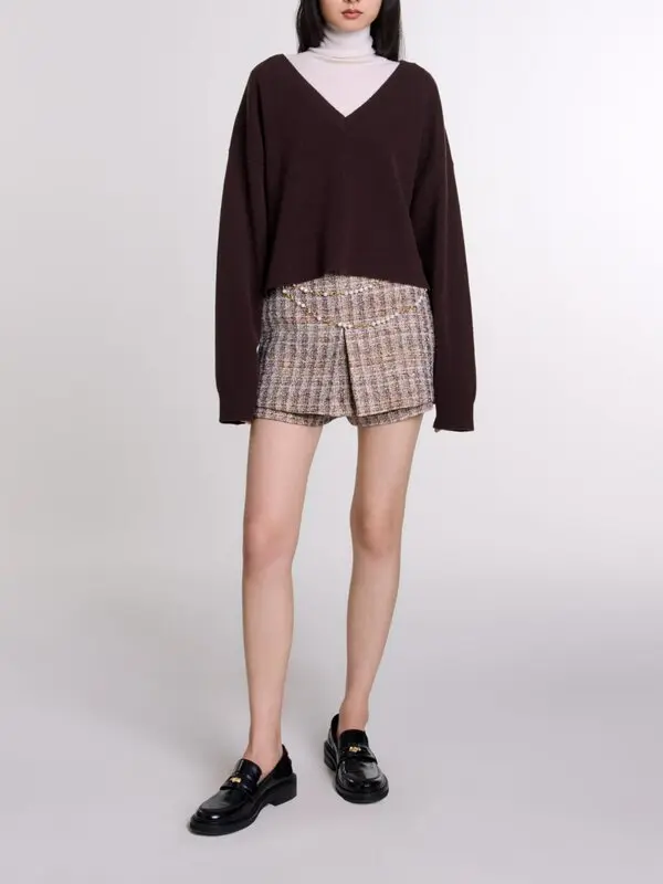 Maje Viscose V-neck Jumper