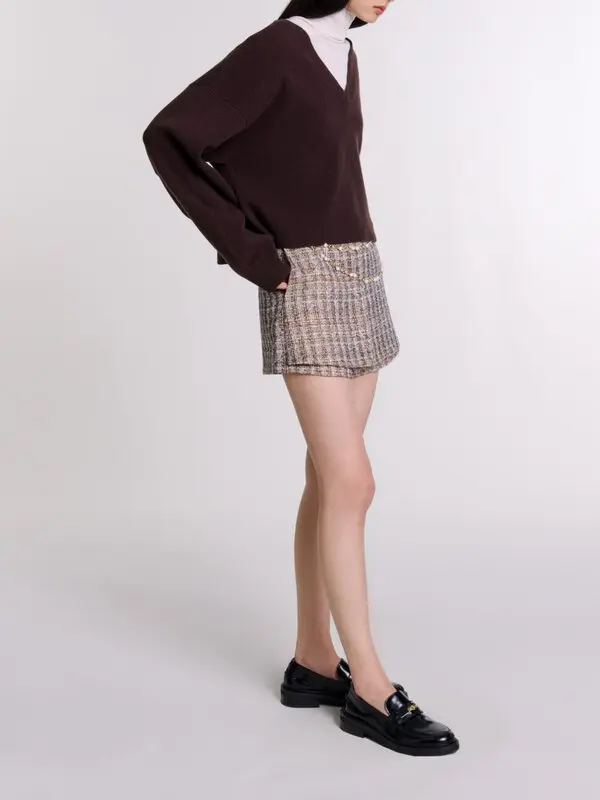 Maje Viscose V-neck Jumper