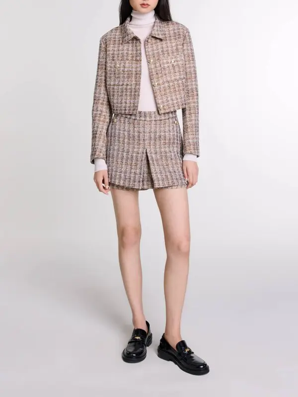Maje Cotton Tweed Jacket