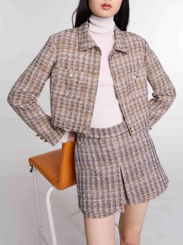 Maje Cotton Tweed Jacket
