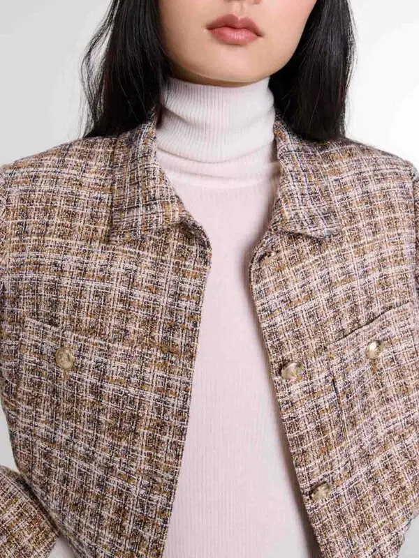 Maje Cotton Tweed Jacket