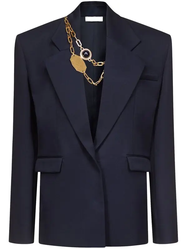 AREA Chain-detailing Blazer