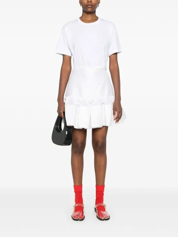 Play Comme Des Garcon Signature Heart-patch T-shirt - White