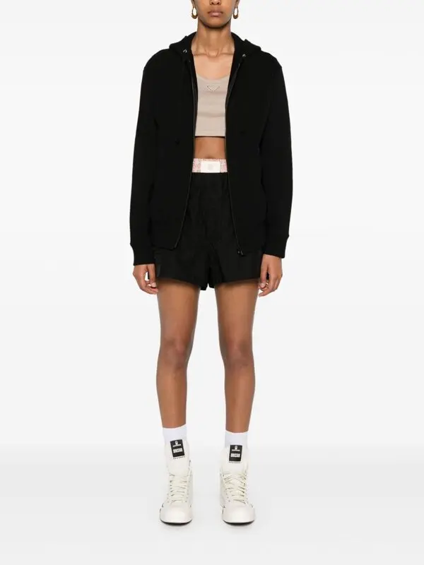 Play Comme Des Garcon Signature Heart-patch Hoodie - Black