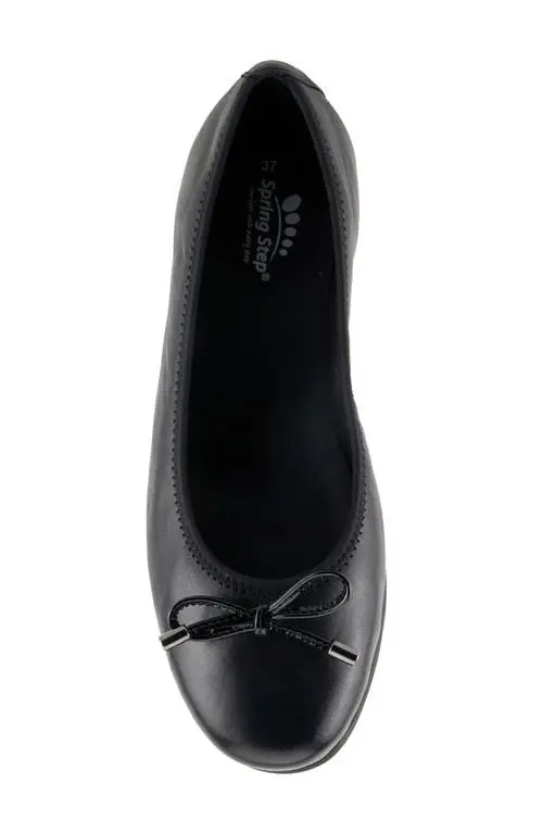 SPRING STEP SHOES Chesser Flat - Black