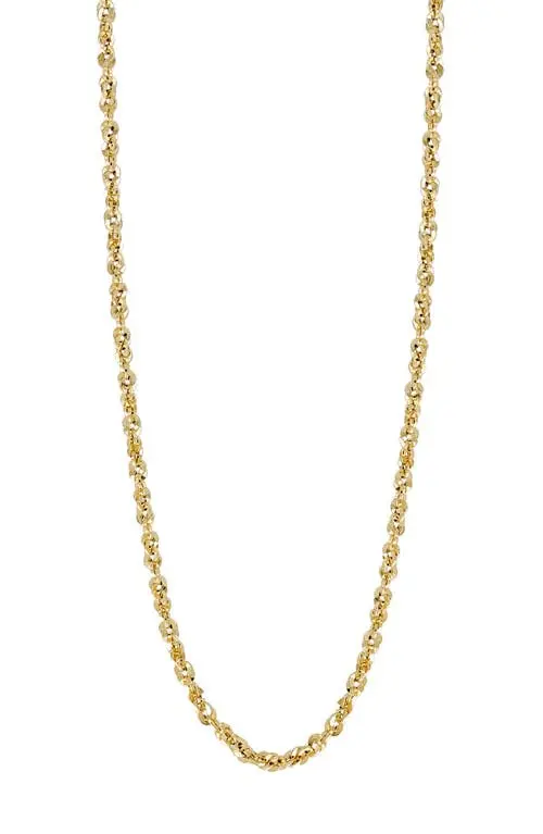 Bony Levy 14k Gold Diamond-cut Rope Chain Necklace - 14k Yellow Gold