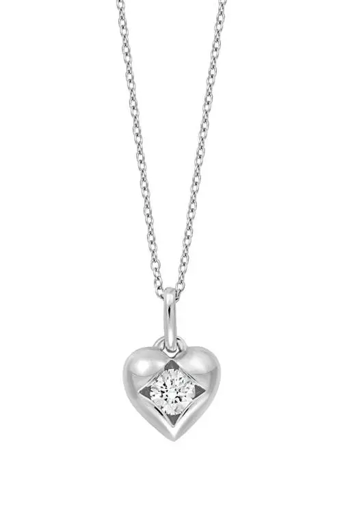 Bony Levy Icon Diamond Heart Pendant Necklace - 18k White Gold