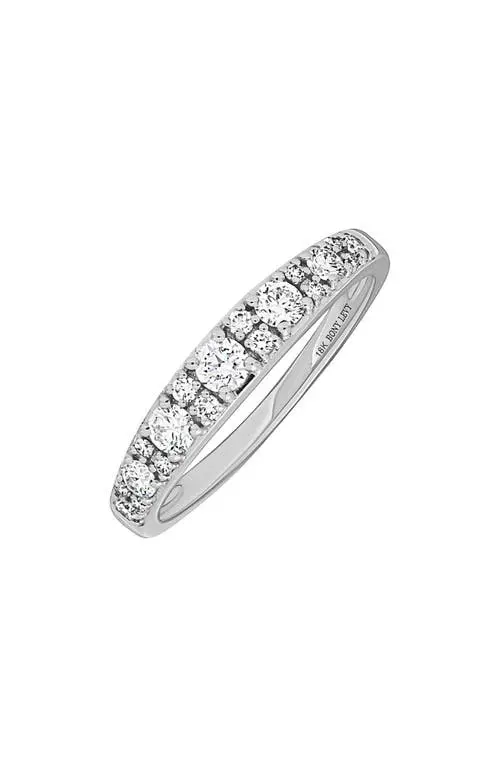 Bony Levy Mika Diamond Stack Ring - 18k White Gold