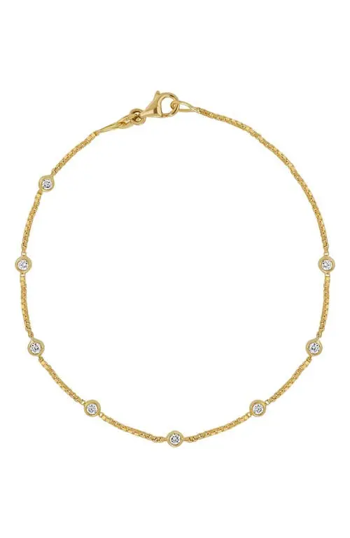 Bony Levy Monaco Diamond Station Bracelet - 18k Yellow Gold
