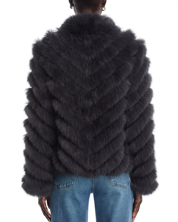 Love Token Faux Fur Reversible Jacket