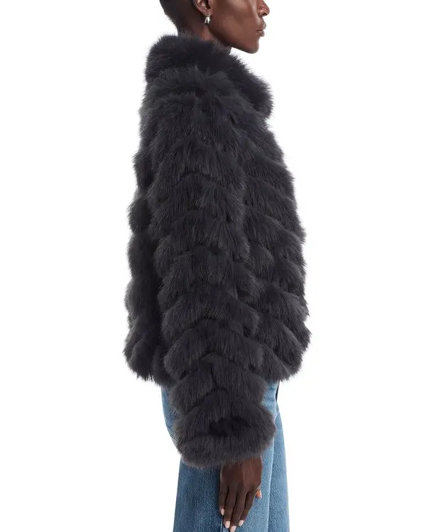 Love Token Faux Fur Reversible Jacket
