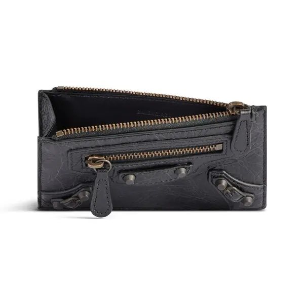 Balenciaga Le City Long Coin And Card Holder - Black