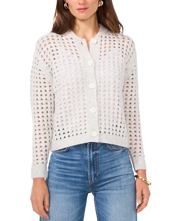 Vince Camuto Crewneck Cardigan Sweater