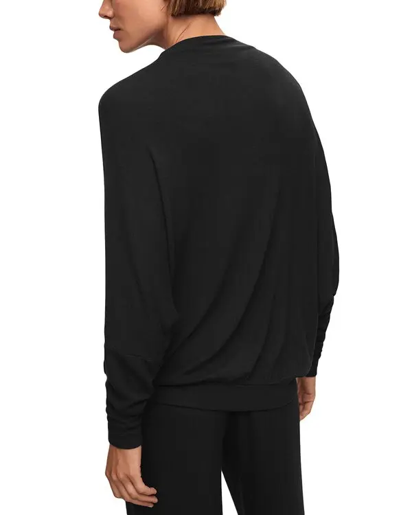 Eberjey Dolman Sleeve Sweatshirt - Black
