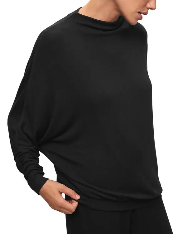 Eberjey Dolman Sleeve Sweatshirt - Black