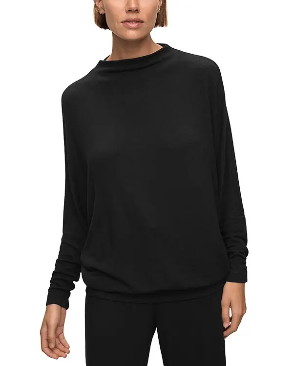 Eberjey Dolman Sleeve Sweatshirt - Black