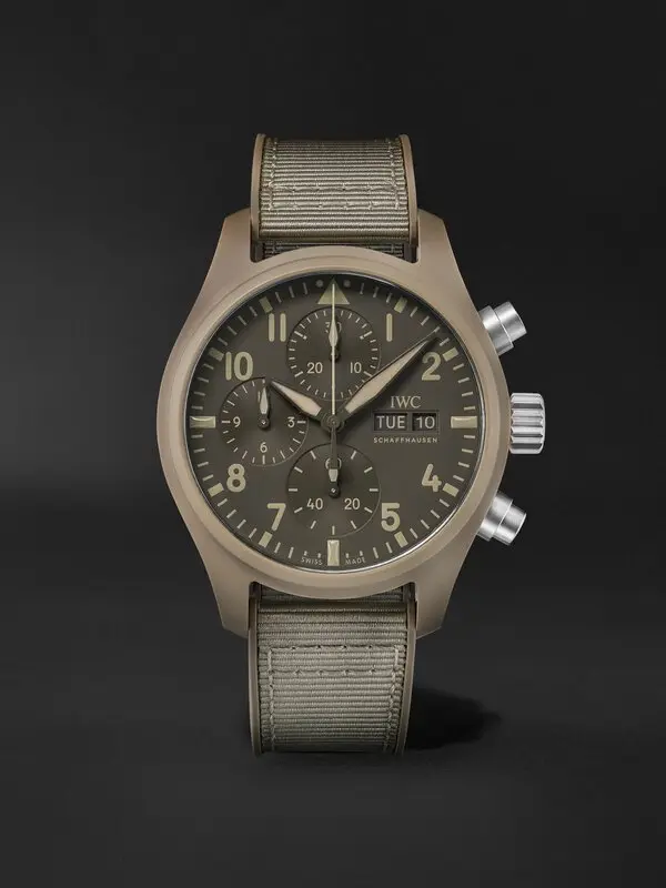 IWC SCHAFFHAUSEN Pilot's Watch Top Gun Mojave Desert Automatic Chronograph 41.9mm - Green