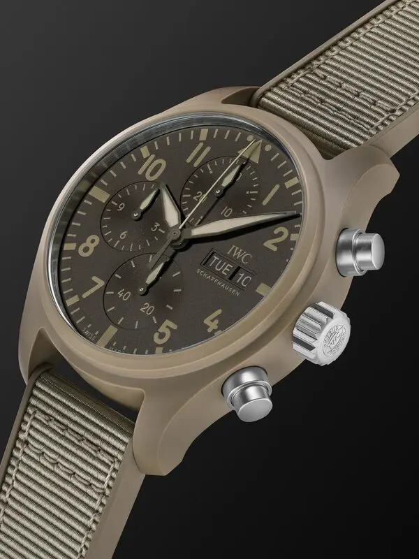 IWC SCHAFFHAUSEN Pilot's Watch Automatic Chronograph - Green