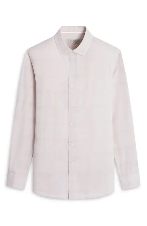 Bugatchi Julian Shaped Fit Plaid Button-up Shirt - Desert