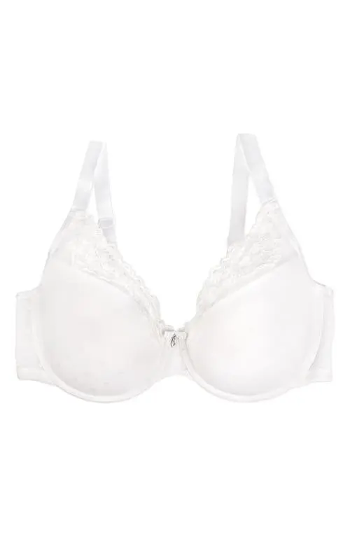 CURVY COUTURE Sheer Whisper Plunge Underwire T-shirt Bra - Pearl