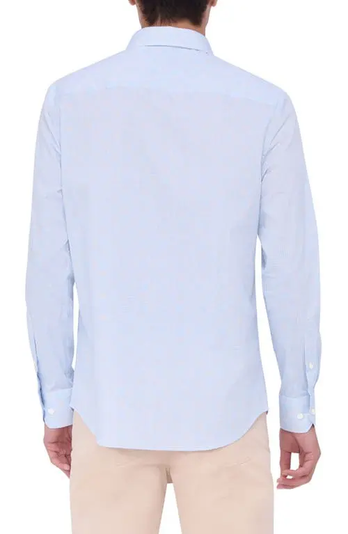 Bugatchi Axel Shaped Fit Button-up Shirt - Ice