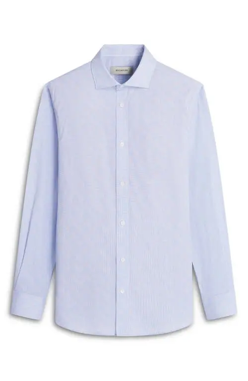 Bugatchi Axel Shaped Fit Button-up Shirt - Ice