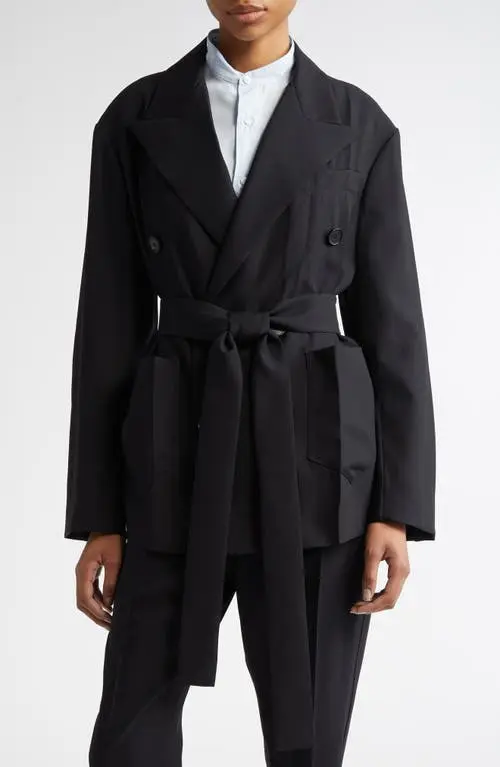 SETCHU Origami Belted Virgin Wool-blend Jacket