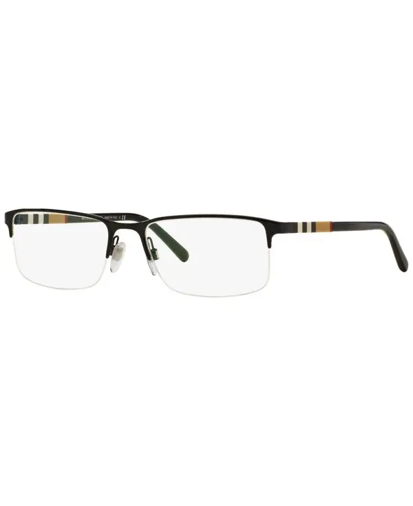 Burberry Rectangle Half Rim Eyeglasses