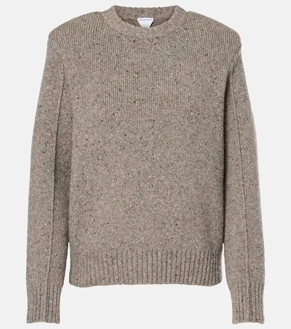 Bottega Veneta Wool-blend Sweater - Grey