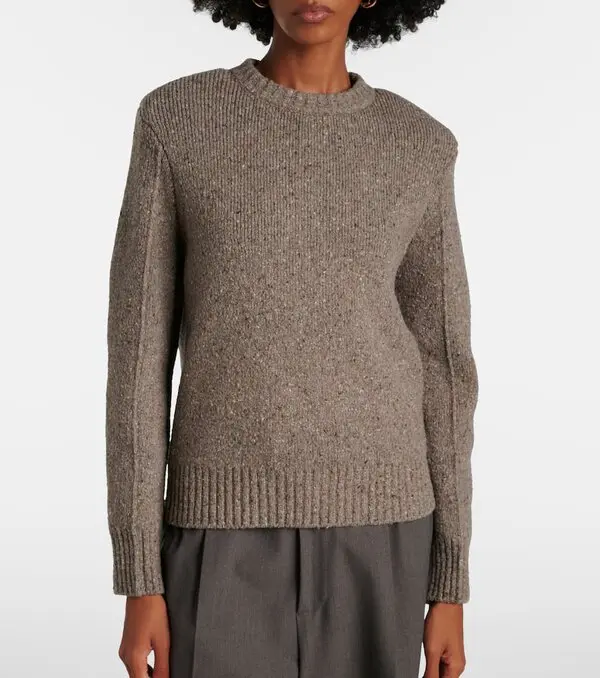 Bottega Veneta Wool-blend Sweater - Grey