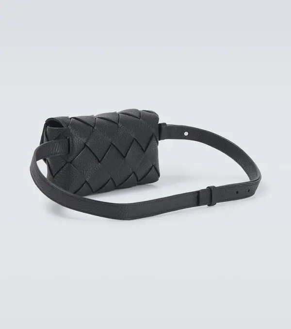 Bottega Veneta Diago Intreccio Leather Belt Bag