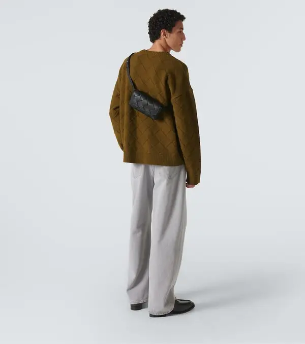 Bottega Veneta Diago Intreccio Leather Belt Bag