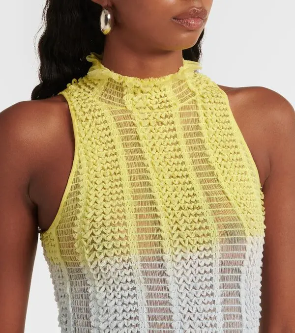 ROBERTA EINER Angel Ombre Knitted Midi Dress