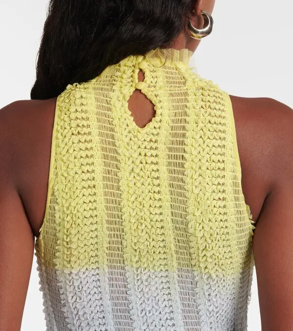 ROBERTA EINER Angel Ombre Knitted Midi Dress