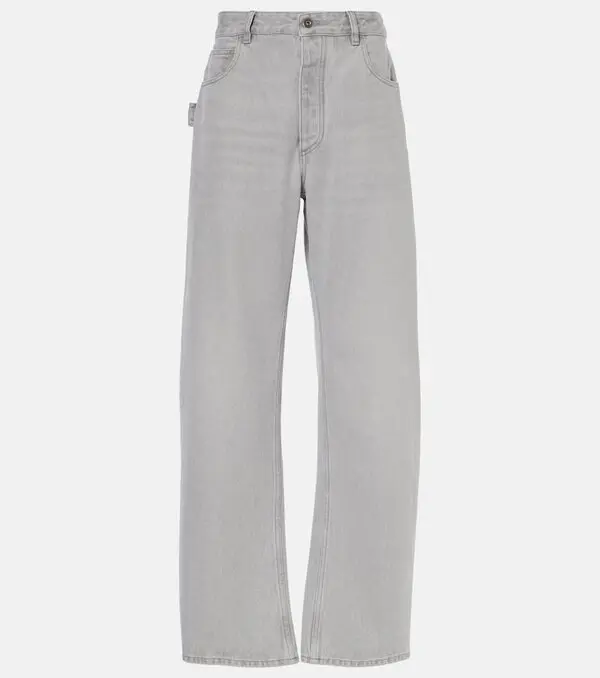 Bottega Veneta Mid-rise Wide-leg Jeans