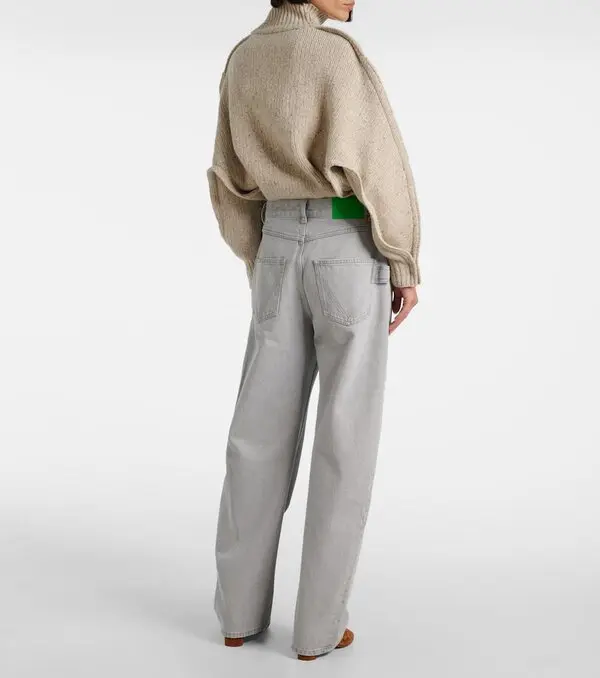 Bottega Veneta Mid-rise Wide-leg Jeans