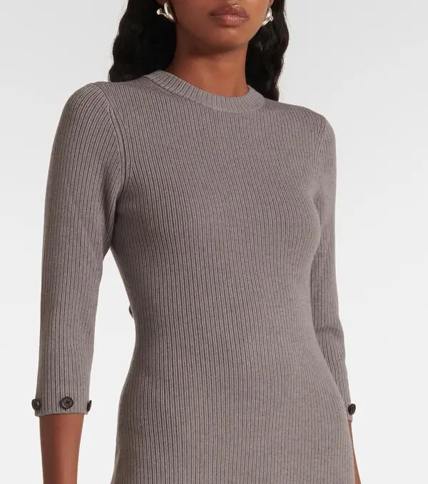 Proenza Schouler Jocelyn Ribbed-knit Midi Dress