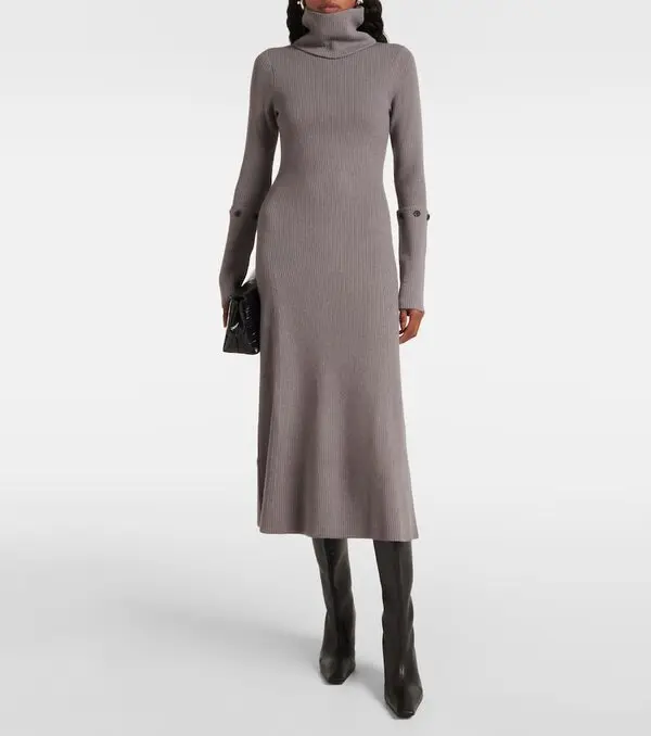 Proenza Schouler Jocelyn Ribbed-knit Midi Dress