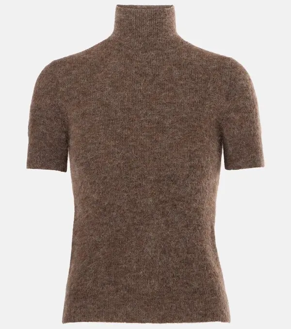 Ralph Lauren Wool-blend Turtleneck Top
