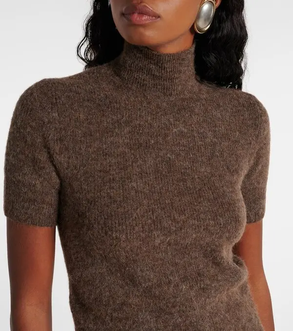 Ralph Lauren Wool-blend Turtleneck Top