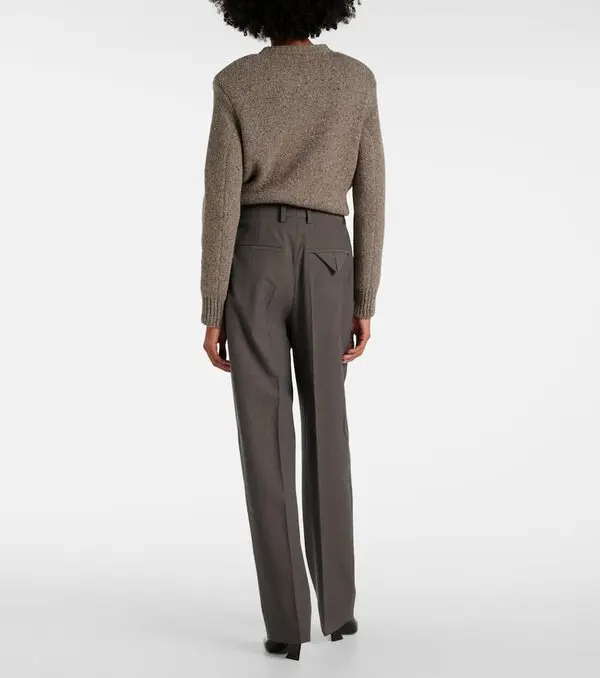 Bottega Veneta Mid-rise Straight Pants