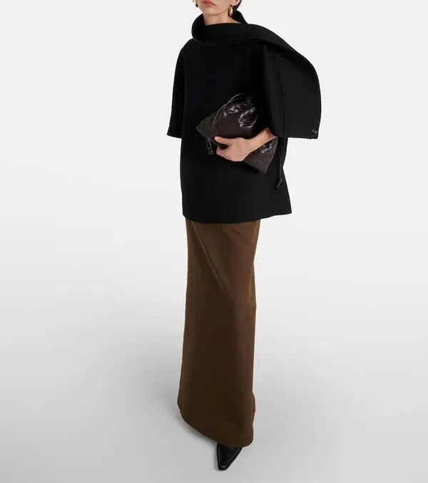 Bottega Veneta Medium Leather Clutch - Brown