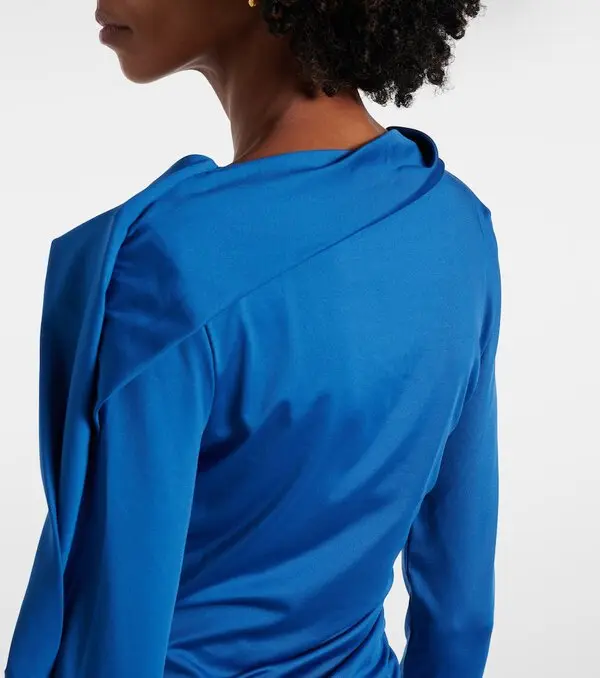 Victoria Beckham Ruched Asymmetric Top