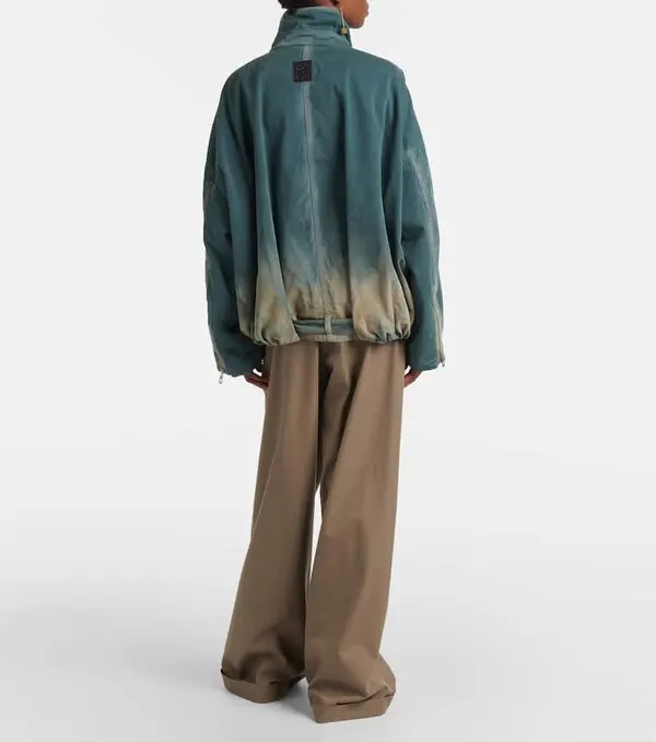 Loewe Balloon Cotton Gabardine Jacket - Blue | Editorialist