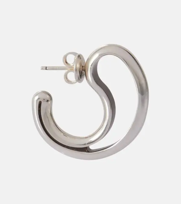 Bottega Veneta Drop Large Sterling Earrings - Silver
