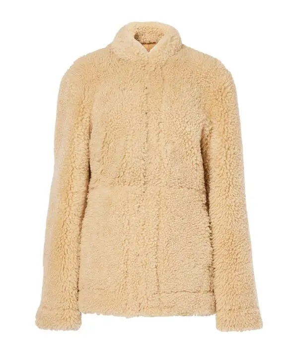 TOTEME Shearling Jacket - Beige
