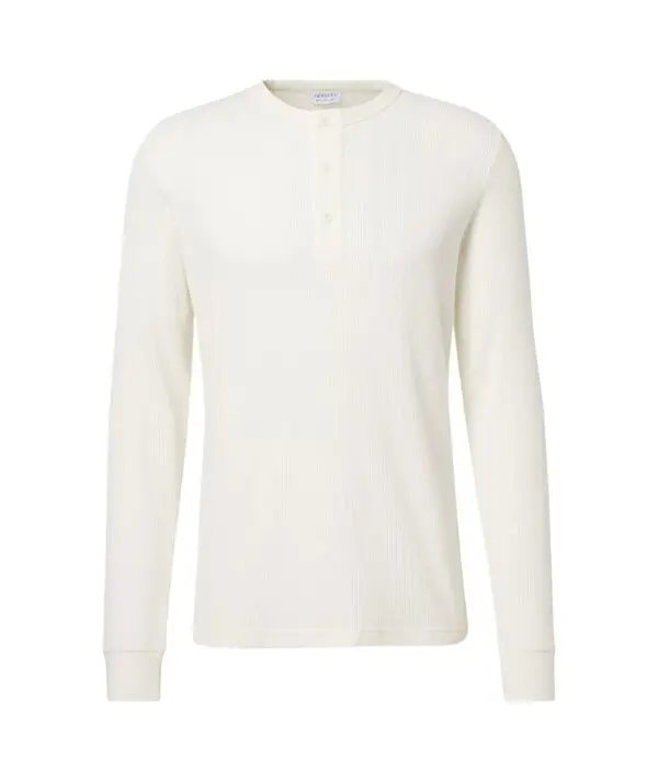 Sunspel Cotton Henley Shirt