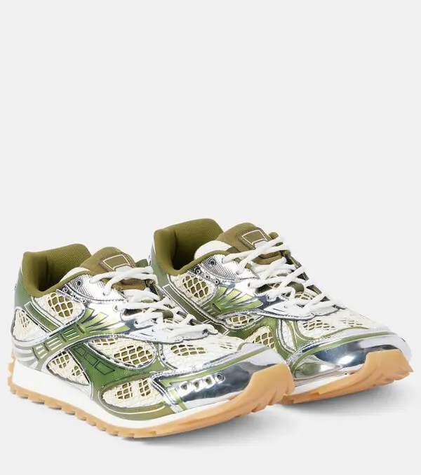 Bottega Veneta Orbit Sneakers - Metallic